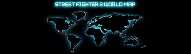 Street Fighter 2 World Map - Super Turbo Revival | ST Revival